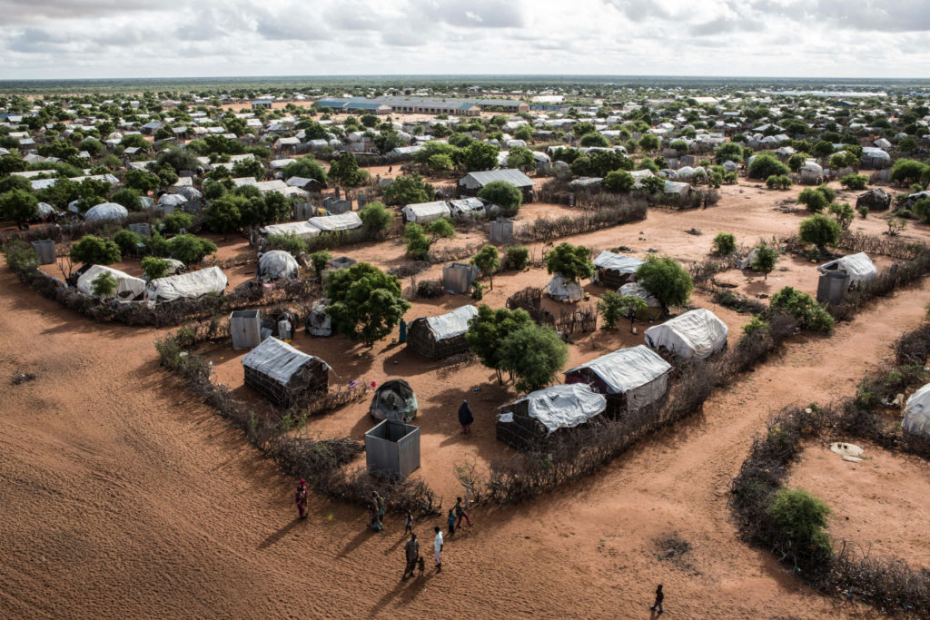 Dadaab refugee camp in Kenya is home to a quarter of a million Somalis ...