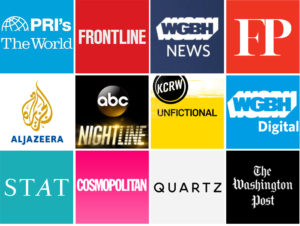 Logos for the media outlets that partnered with GroundTruth on our ...